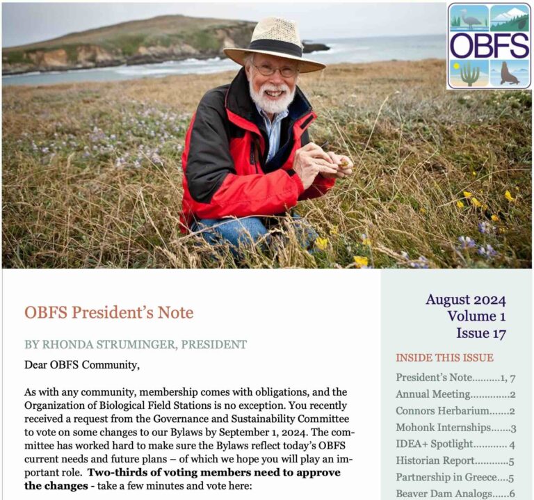 OBFS – Supporting Environmental Research, Education and Public ...